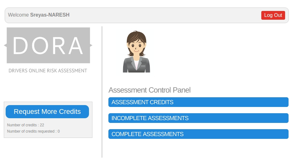 DORA - Drivers Online Risk Assessments